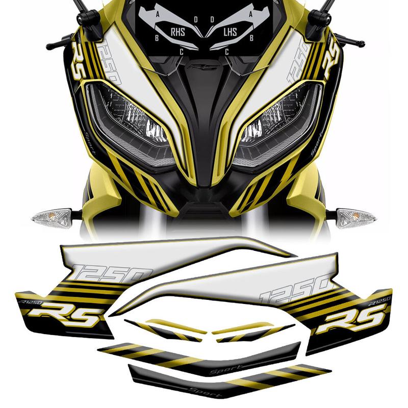 RON For BMW R1250 RS R 1250 RS 2019 2020 3D Gel Sticker Motorcycle ...