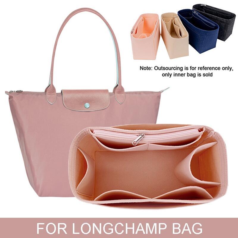 Women Felt Insert bags For Longchamp Tote Cosmetic bagss Inner ...