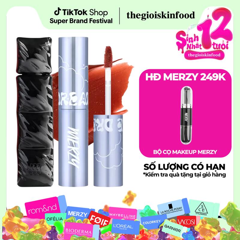 [V6] Son Môi Kem Lì Trang Điểm Merzy The First Velvet Tint Cosmetic ...