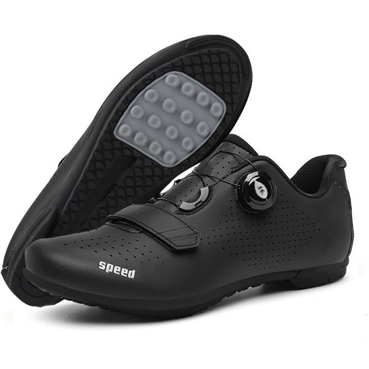 Black Cycling Shoes Non Cleats Men Roadbike Without Mountain - TikTok ...