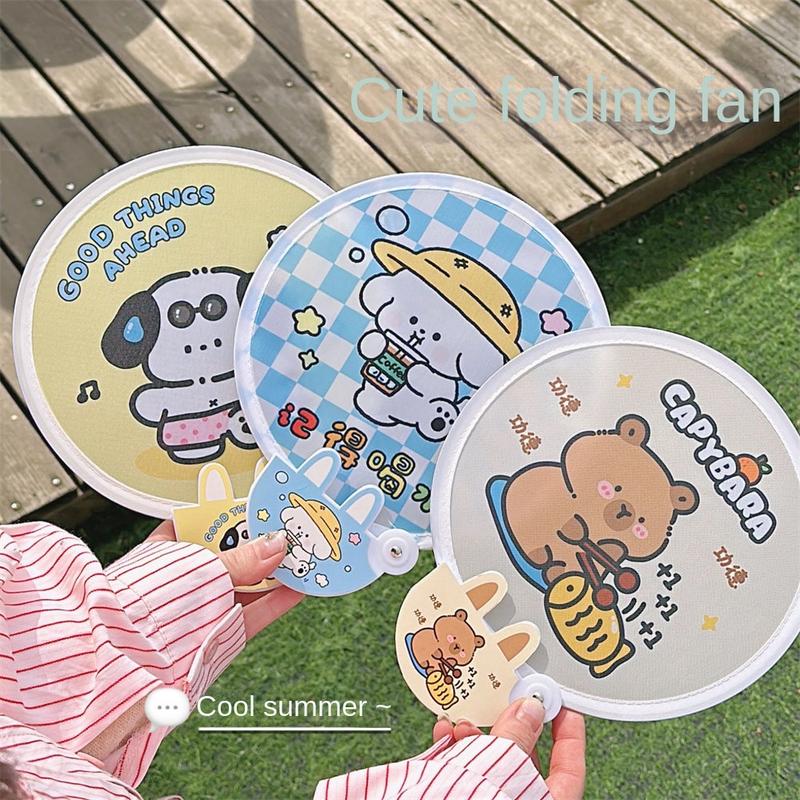 Kipas Lipat Mudah Alih, Reka Bentuk Comel, Penggunaan Luaran, Saiz Mini ...
