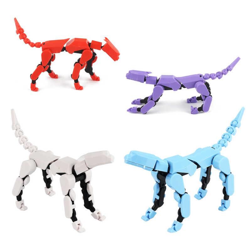 Teka-teki Blok Anak Patung Pemasangan Unik Baharu Cetakan 3D Anjing ...