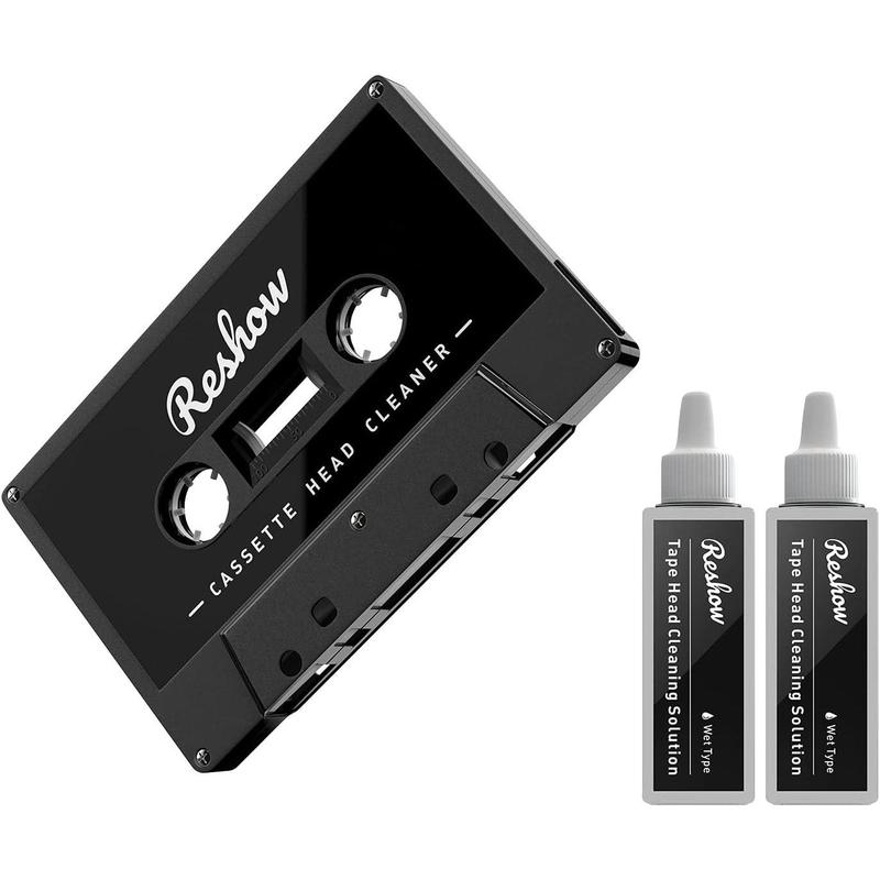 Reshow Audio Tape Cassette Head Cleaner with 2 Cleaning Fluids - TikTok ...