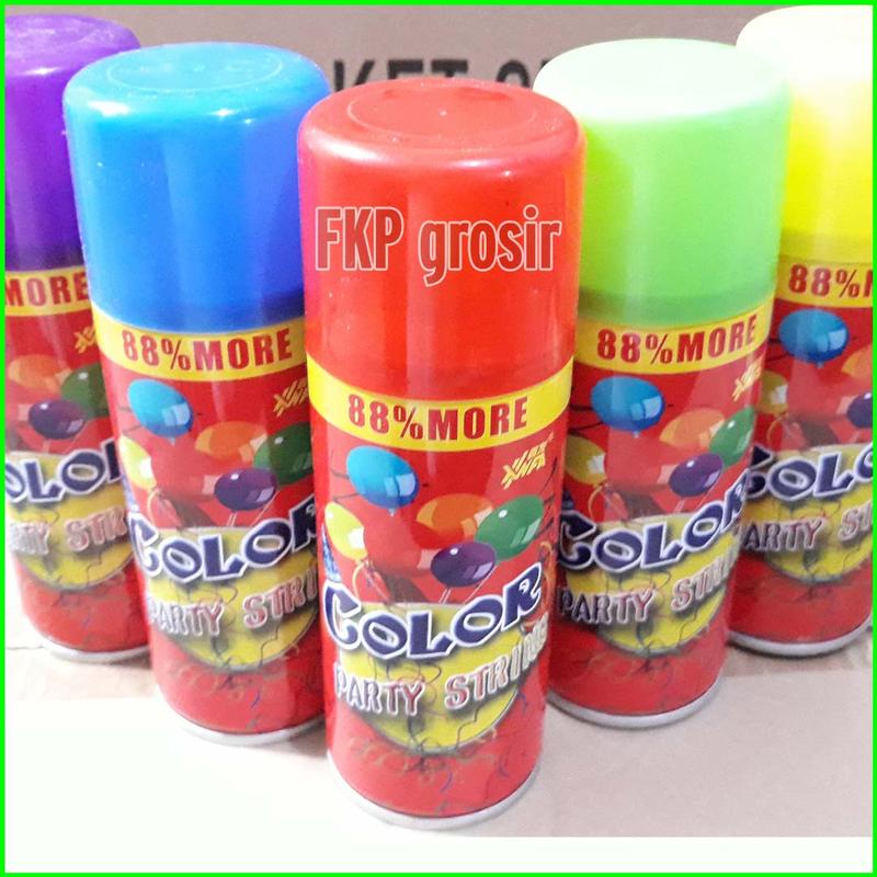 Party string / string spray / snow spray - Shop | Tokopedia