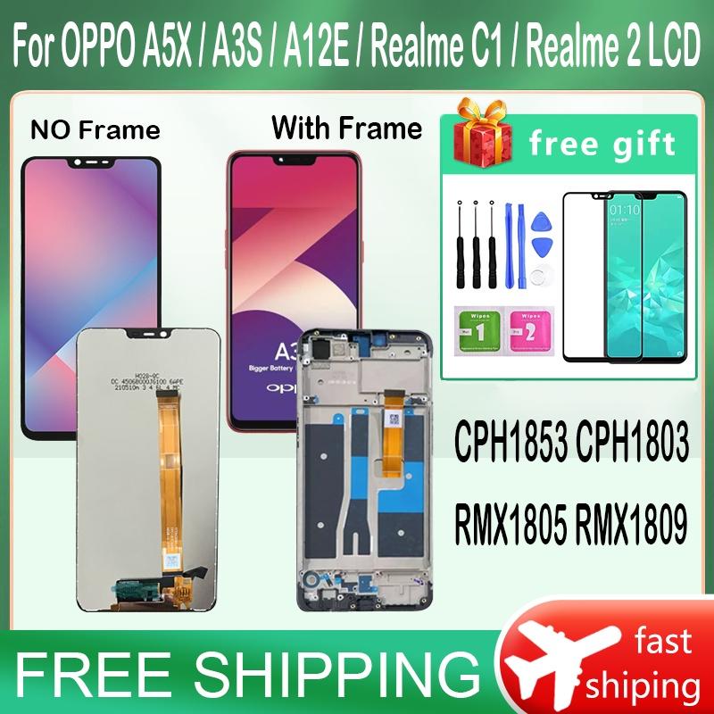 Skrin Paparan LCD, Asal, Untuk OPPO A3S CPH1853, OPPO A12E, Realme ...