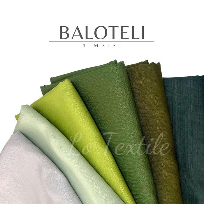 Promo Kain Bahan Gamis Balotelli Lembut Baloteli Premium 1 Meter ...