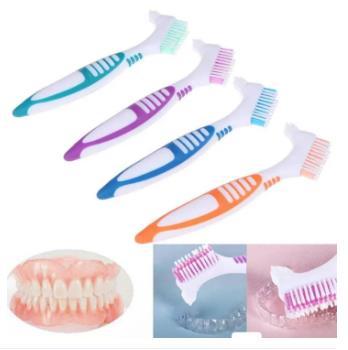 1Pc Teeth Brush Easy Grip Handle Double Sided Toothbrushes Colour ...