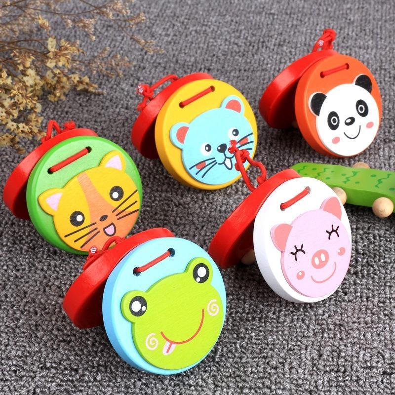 Wooden soundboard puzzle early education cartoon children's musical ...