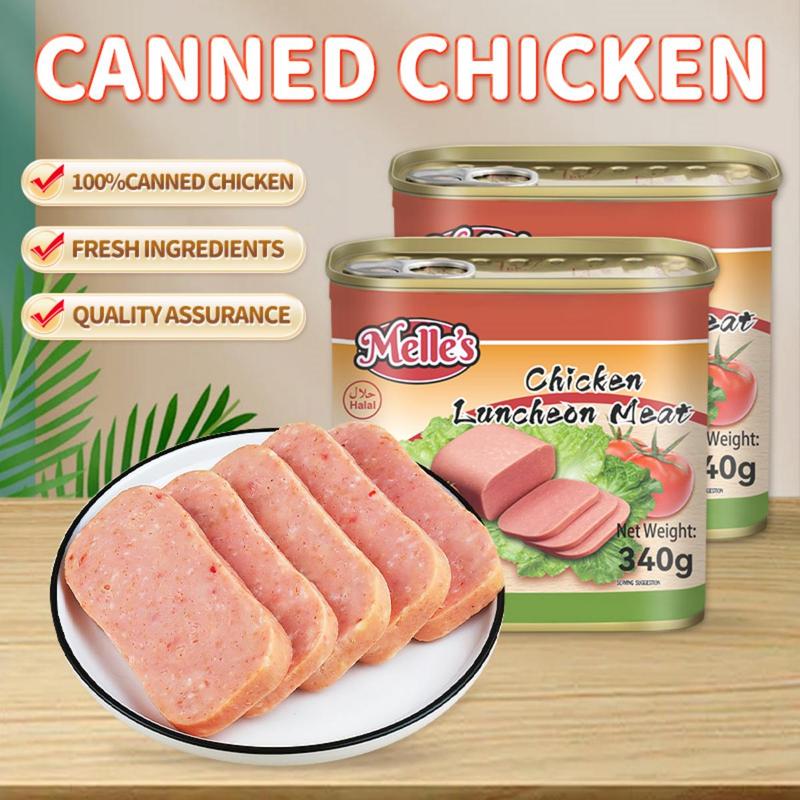 【Buy 1 Take 1】halal pure chicken luncheon meat Mr.Squirrel Luncheon ...