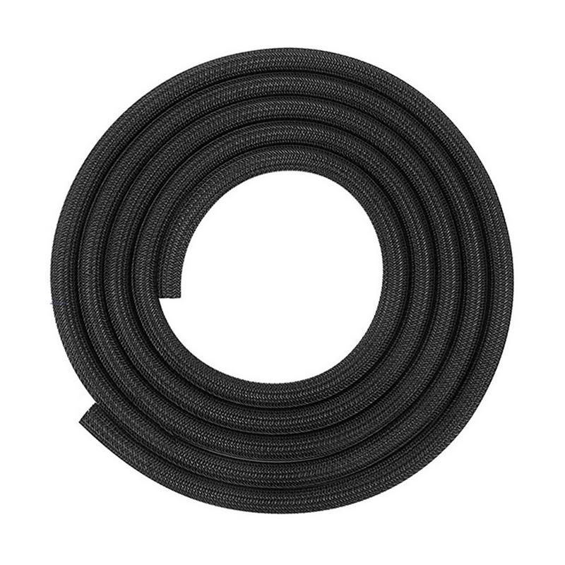 6M Self-Rolling Wire Tube Braided PET Wire Sleeve Data Wire Manager ...