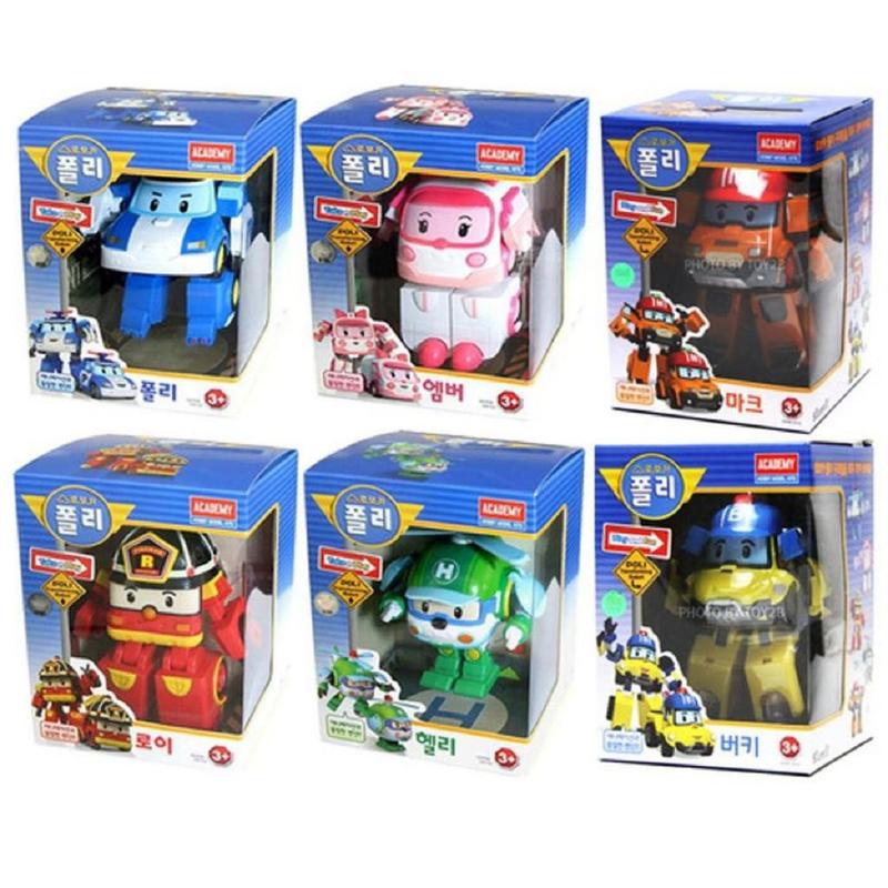 Robocar Poli Mainan Budak Kereta Transformable Car To Robot Toys ...