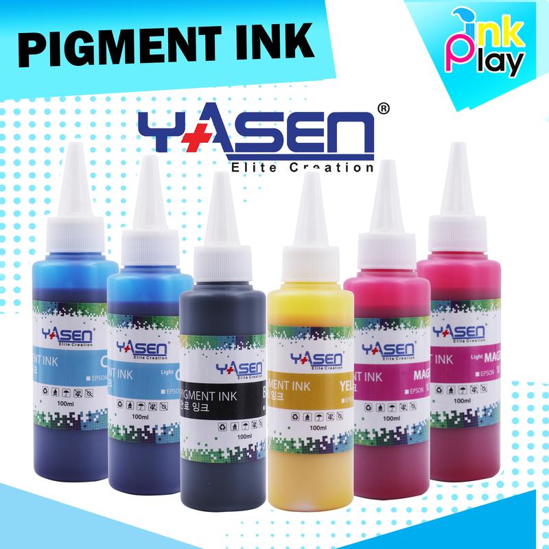 Yasen Pigment Ink 100ml Waterproof Ink 6Color - TikTok Shop Philippines