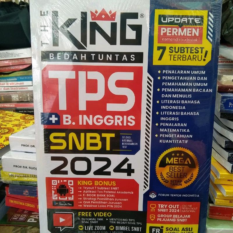 Buku The King Bedah Tuntas TPS B Inggris SNBT Tahun 2024 - Shop | Tokopedia