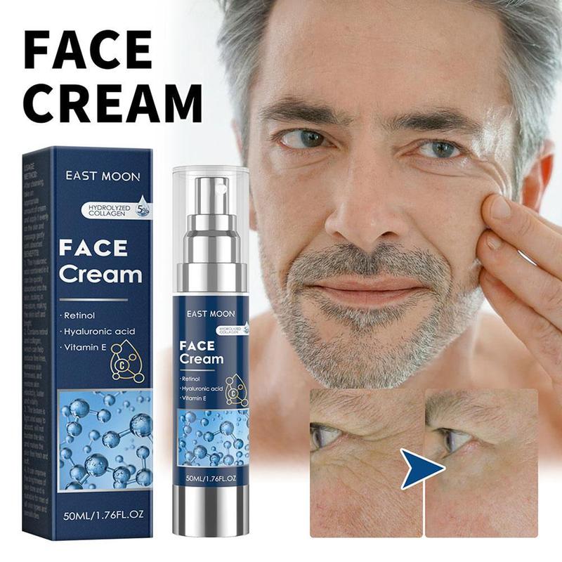 Krim Muka Lelaki Partikel, 50ml, Pelembap Dalam, Krim Menenangkan ...