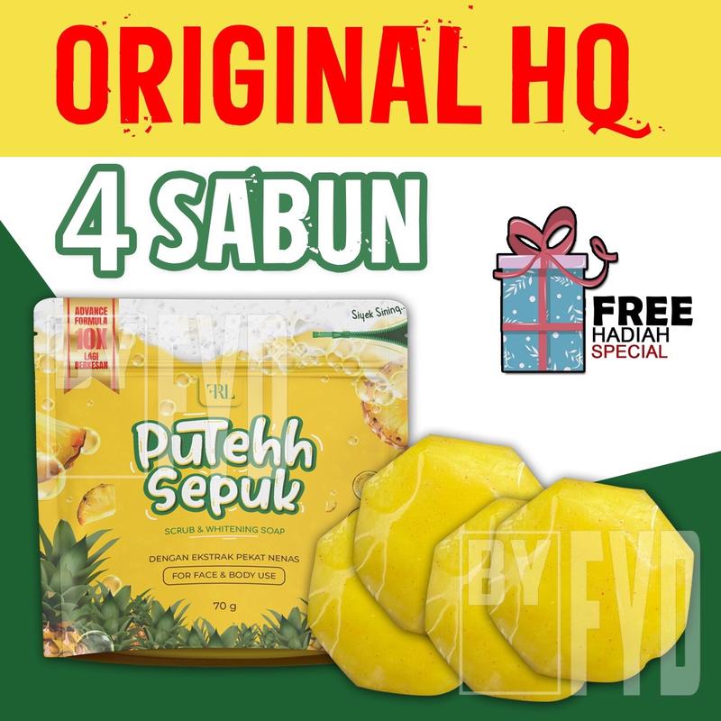 [ORIGINAL HQ] SABUN PUTEHH SEPUK SABUN DAKI BODY SCRUB & WHITENING ...