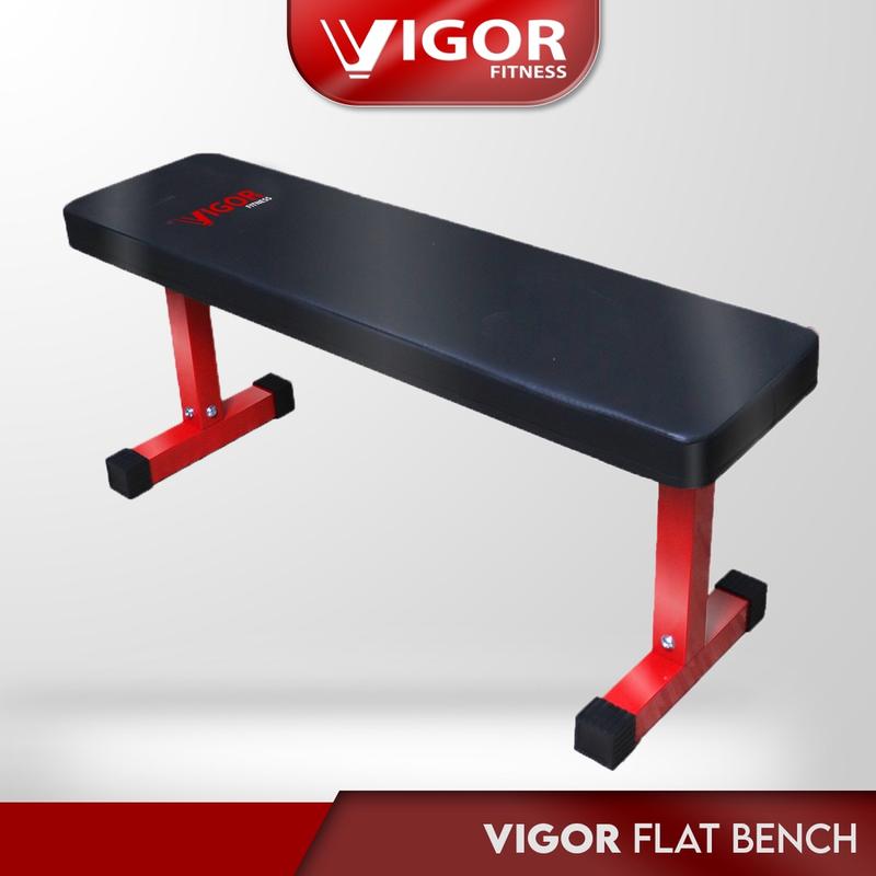 Vigor Fitness Flat Dumbbell Workout Bench Steel Equipment - TikTok Shop ...