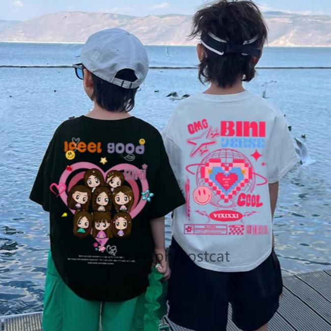 Korean version Short Sleeve BINI Fan Official Original Tshir - TikTok ...