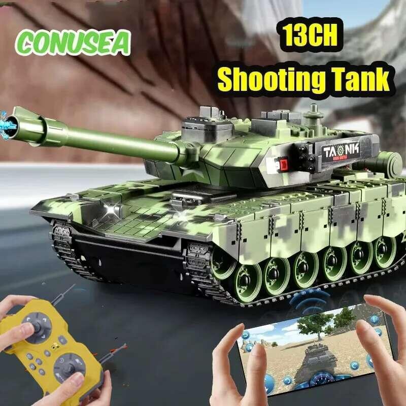 Rc Tank 99 T90 Remote Control Tanks 13Ch Shootting Function Crawler ...