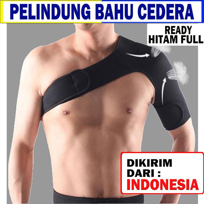 Strap Penyangga Bahu Cedera Olahraga Shoulder Support Brace Guard ...