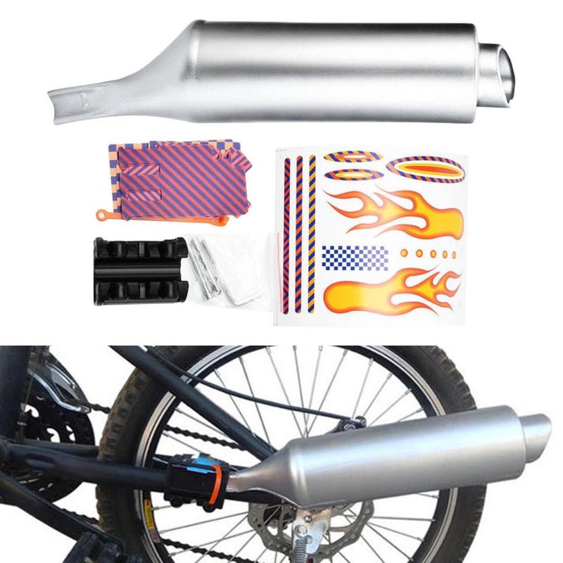 Exhaust Sound System Round Muffler Exhaust Motorcycle Noise Maker ...