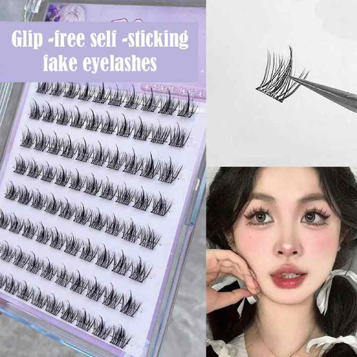 Sunflower Glue-free False Eyelashes DIY Segmented Reusable No-removal ...