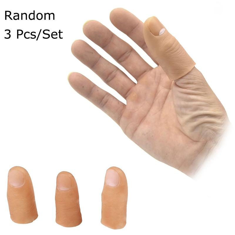 3Pcs Magic Tip Fingers Trick Rubber Close Up Vanish Appearin - TikTok ...