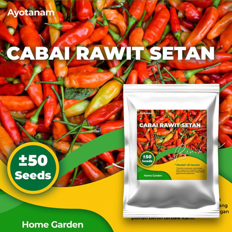 AYOTANAM Benih Cabe Rawit Setan isi ± 50 Benih - Shop | Tokopedia