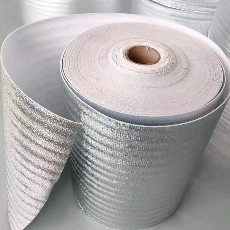 3mm Thick Aluminium Coated PE OPP Foam Roll Sheet Sound Insulation ...