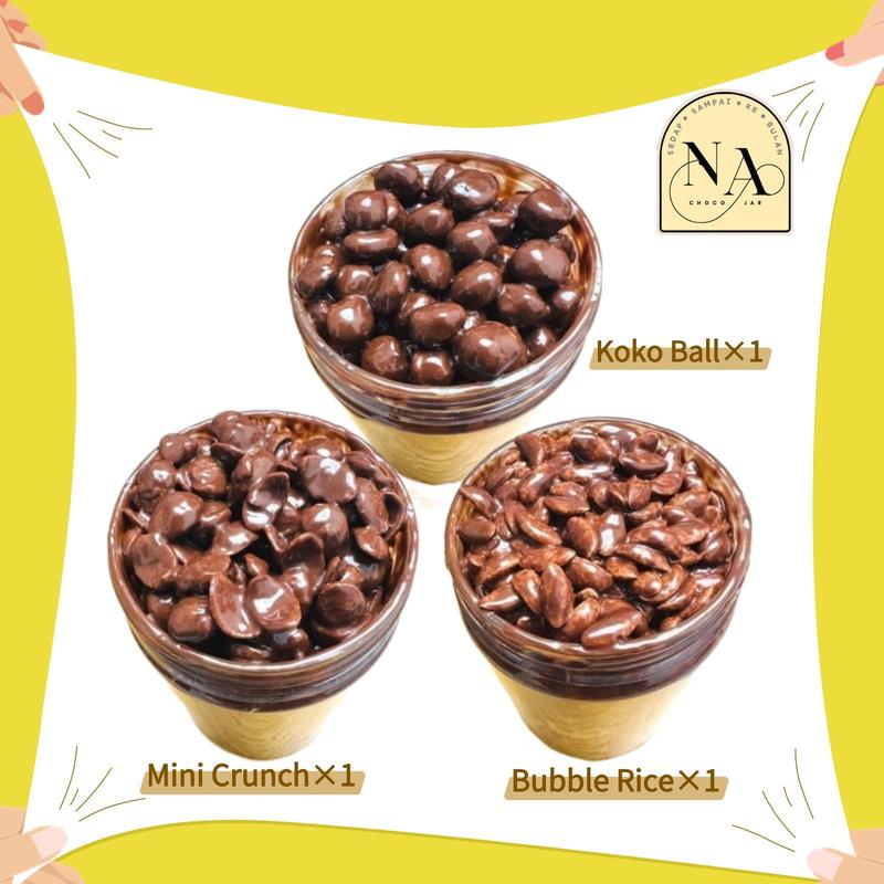 N.A Chocojar Chocolate Leleh Balang 300ml Matcha White Chocolate ...