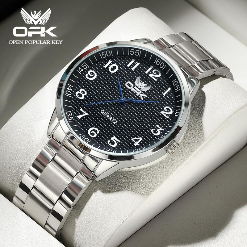 OPK Men's Waterproof Stainless Steel Watch 6008 - TikTok Shop Singapore