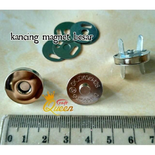 (1pc) Kancing magnet nikel besar tebal - Shop | Tokopedia
