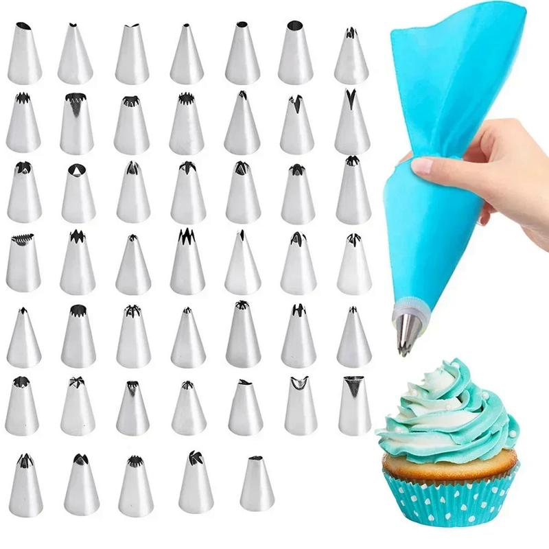 8/10/16 pcs/set silicone pastry bag tips kitchen cake icing piping ...