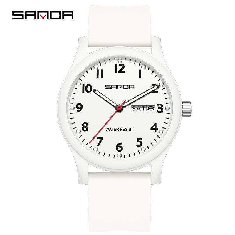 SANDA quartz watch Women's fashion all-in-one quartz watch small fresh ...