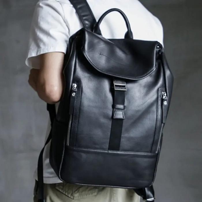 Jual Tas Ransel Travel Pria Kapasitas Besar Trendi Kekinian Kulit Sapi ...
