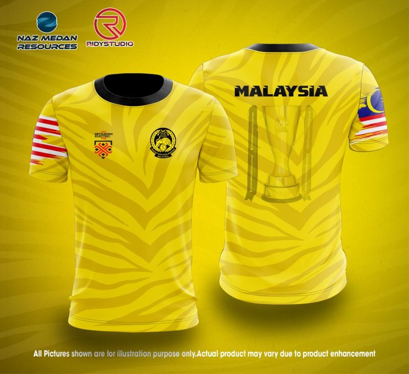 AFF Harimau Malaya Jersey Sublimation Sport Jerseys Clothing - TikTok ...