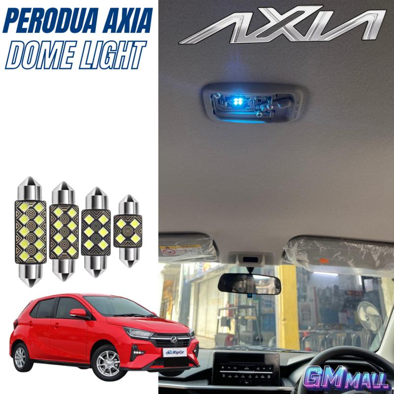 NEW PERODUA AXIA DOME LIGHT Car Room Interior Led Lamp Bulb Lampu ...