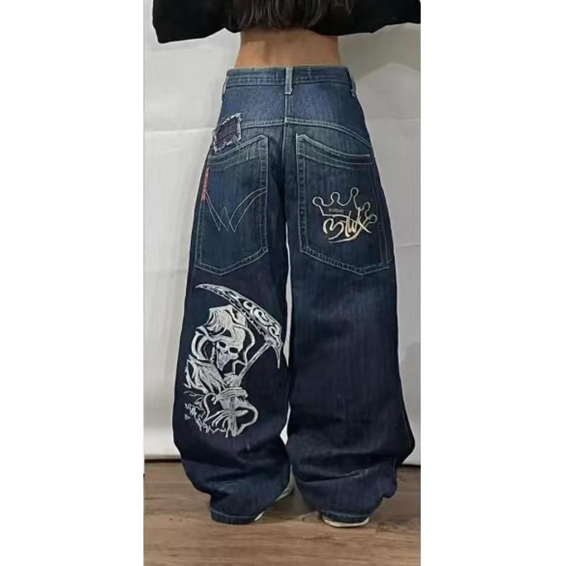 JNCO Y2g Loose Jeans Men's Vintage Embroidered Hip-Hop Stree - TikTok ...