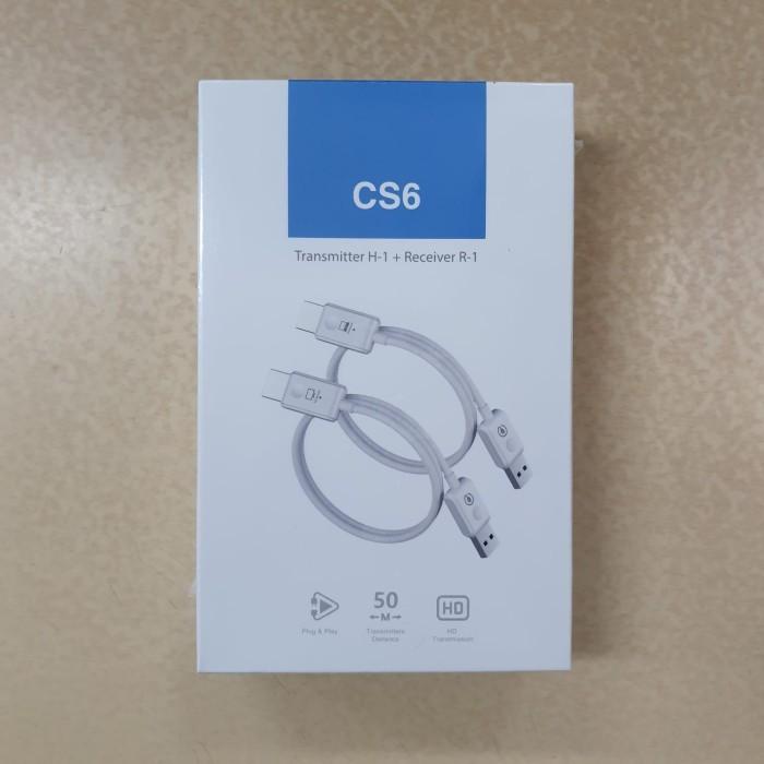 Jual Wireless HDMI transmitter and receiver CS6 Support jarak 30 Mtr ...