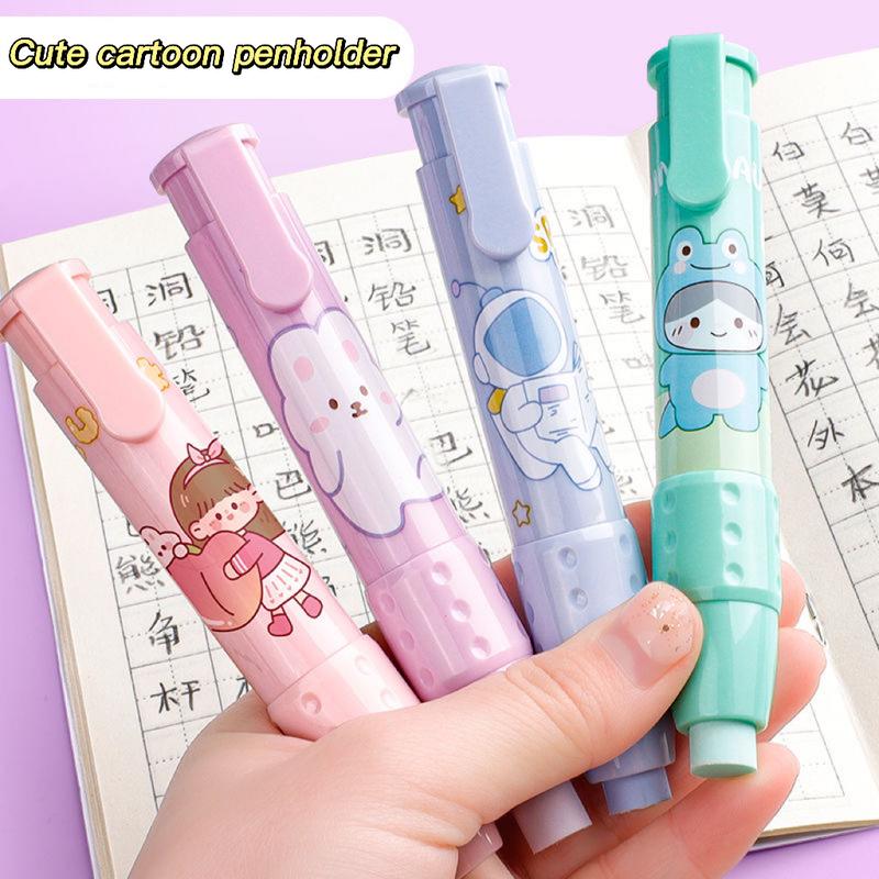 Push Style Retractable Pressable Eraser Pen Soft Rubber Pencil - TikTok ...