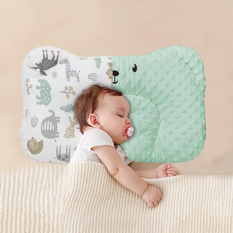 Baby Memory Foam Pillow for Sleeping - Soft Infant Head Support ...