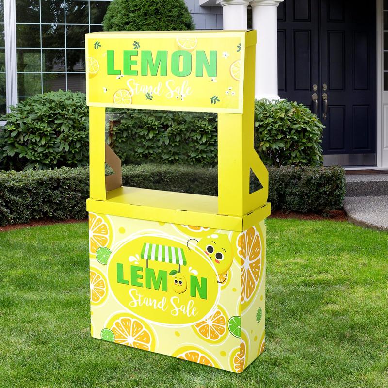 Lemon Stand Cardboard Cutout Standup Decorative Market Booth And Photo ...