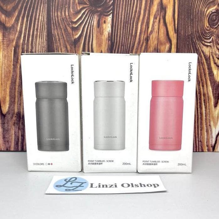 Jual Termos Mini Tumbler LocknLock Exclusive Point Screw Hot and Cool ...