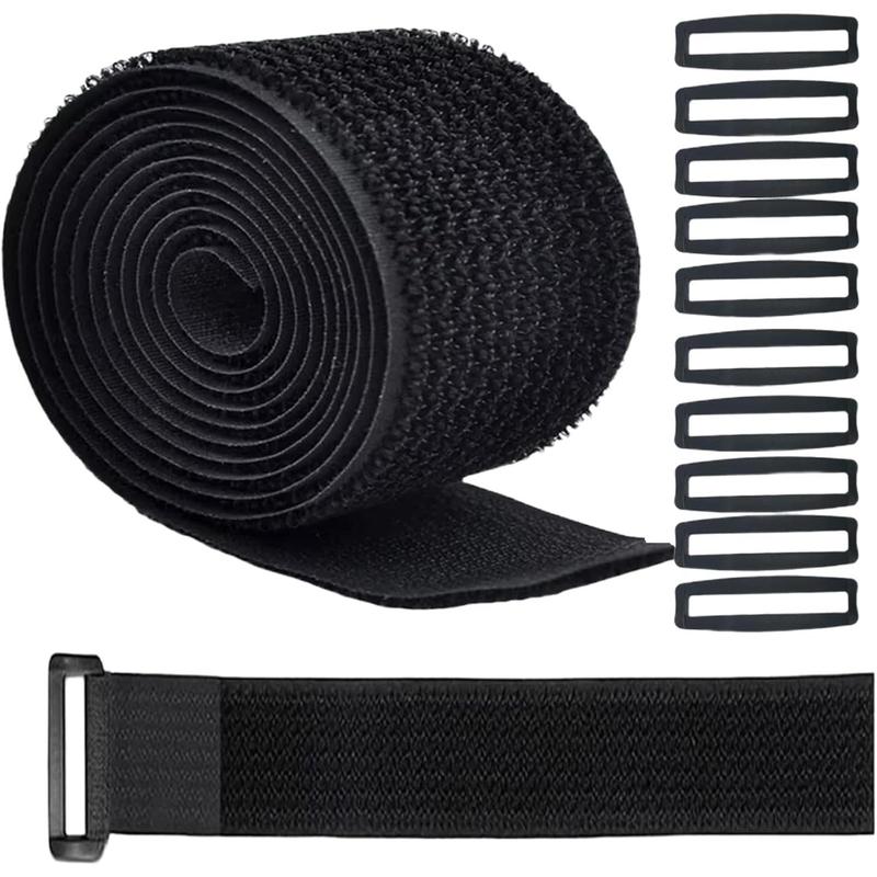 16ft 4 inch Wide Straps with 10 count Buckles, Heavy Duty Nylon Hook ...
