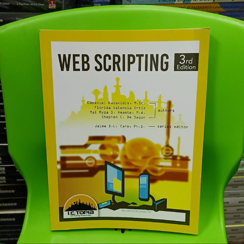 WEB SCRIPTING BOOKS 3RD BY EMMANUEL KAZANIDIS - TikTok Shop Philippines