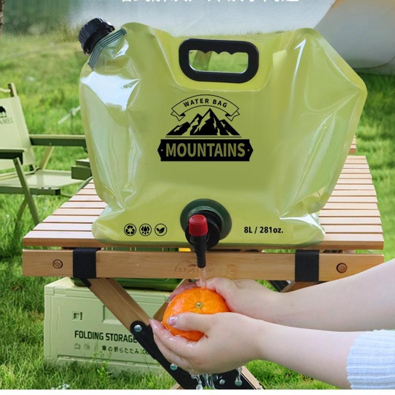 8l Folding Food Container Plastic Folding Water Bottle With Water ...