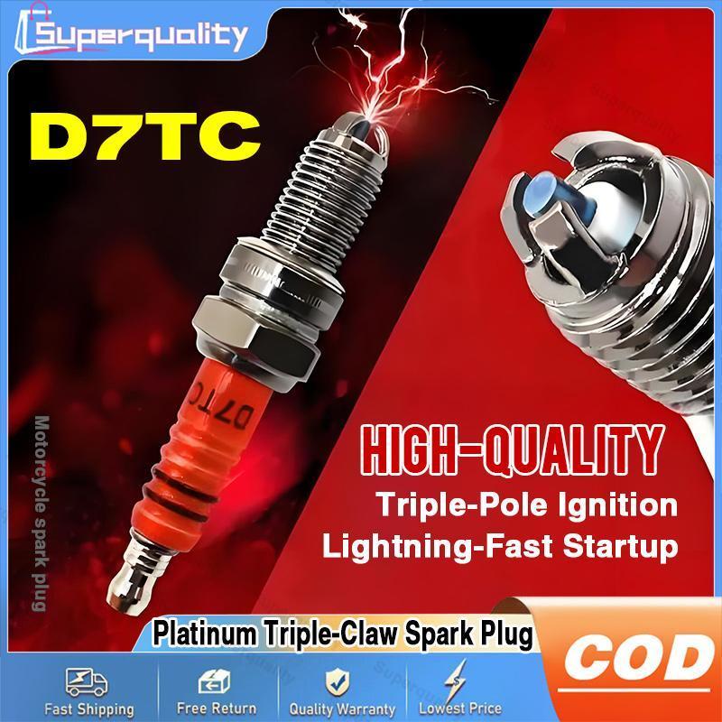 High Performance 3-Electrode Spark Plug For Motorcycle A7TC - TikTok ...