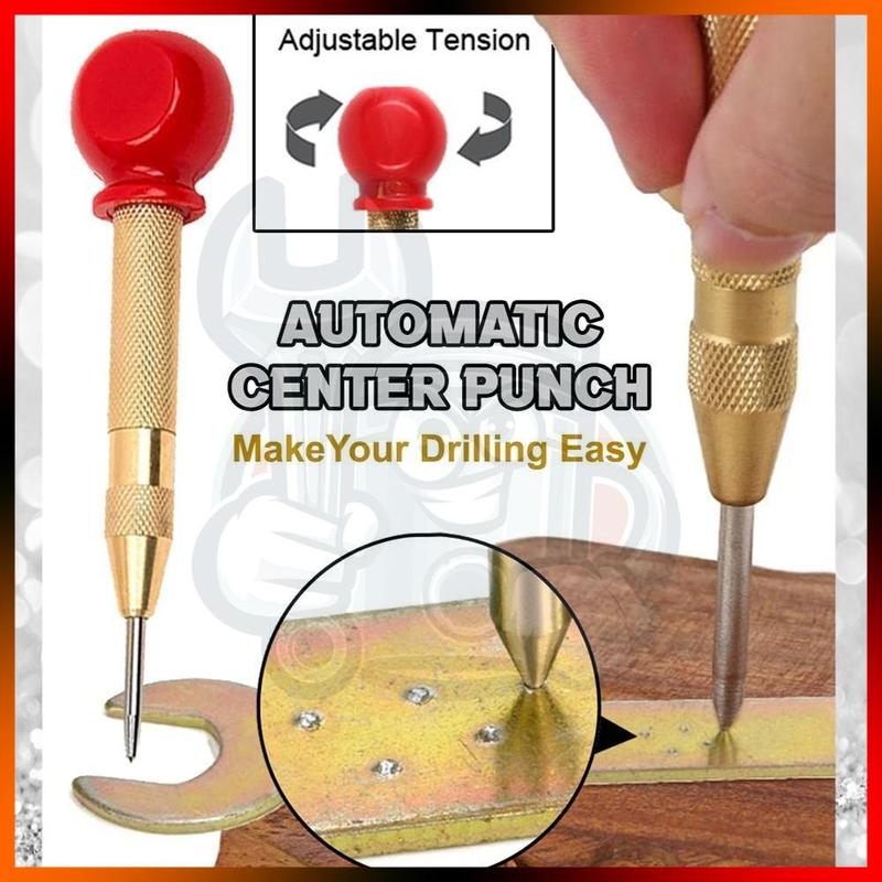 5 Inch Spring Loaded Automatic Center Punch Centre Punching Dent ...