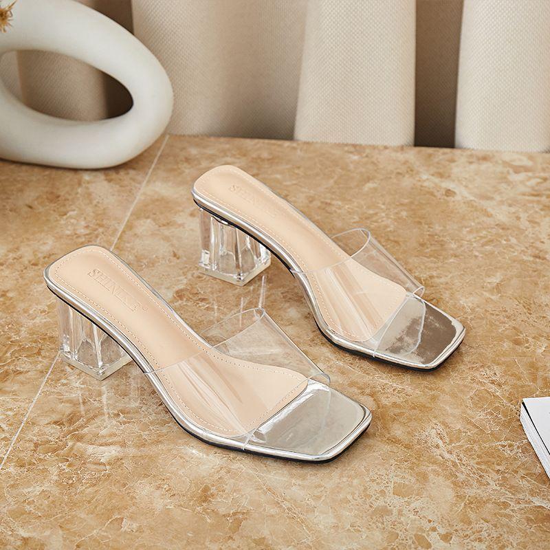 [559 Repurchases] 2024 Summer New Trendy Transparent High Heel - TikTok ...