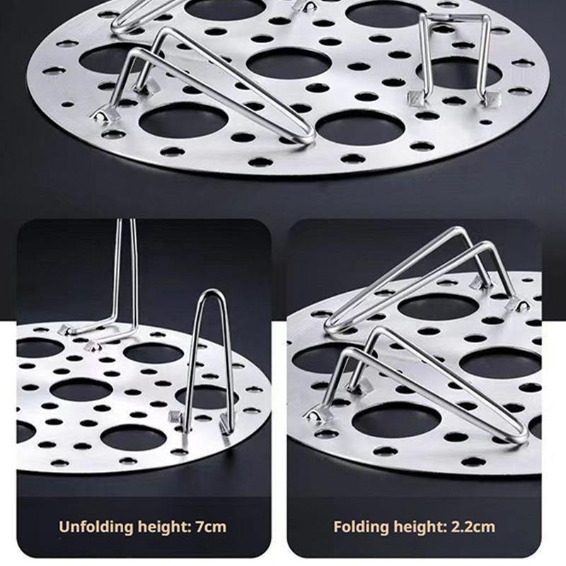 316 Stainless Steel Egg Steaming Bracket Foldable Steaming Rack ...