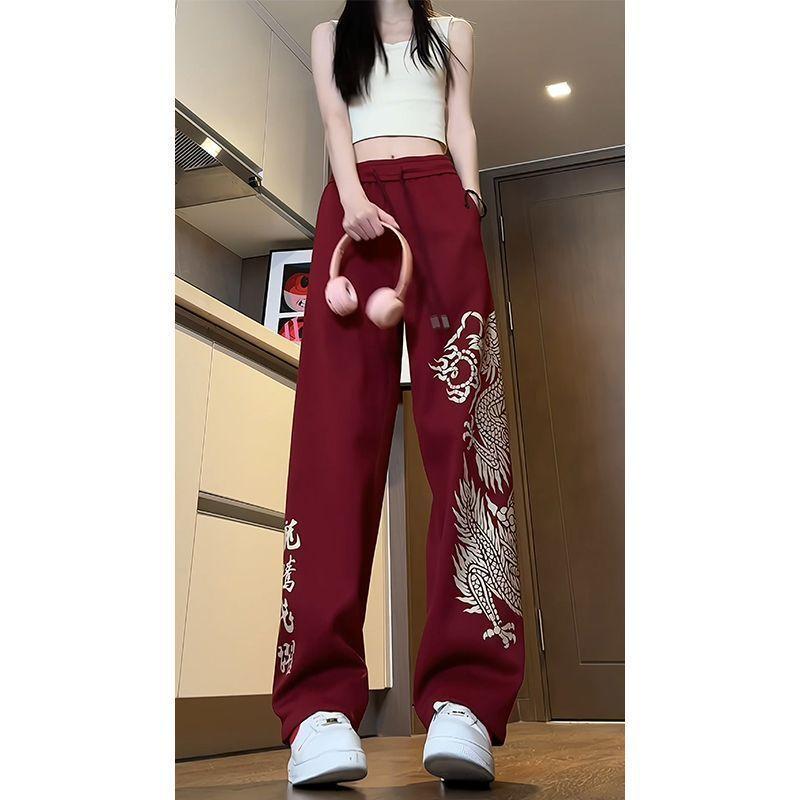 Jumpsuit Kasual, Seluar Merah, Gaya Kebangsaan untuk Wanita, - TikTok ...